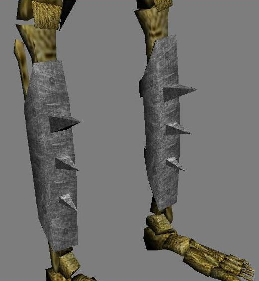 3d Great Bone Warrior Skeleton