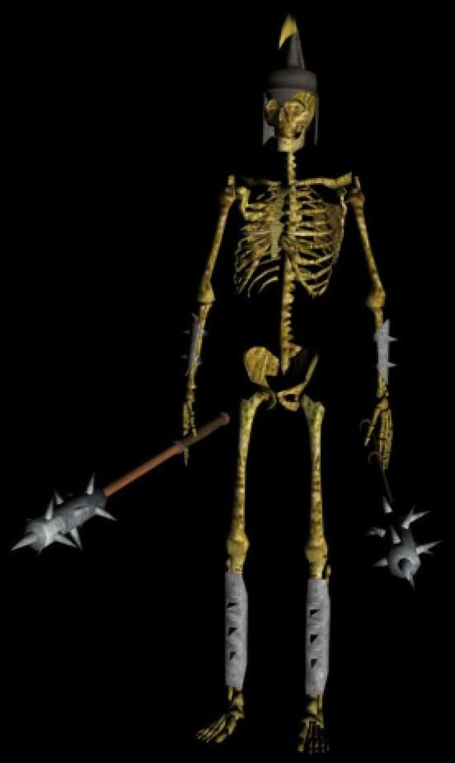 3d Great Bone Warrior Skeleton