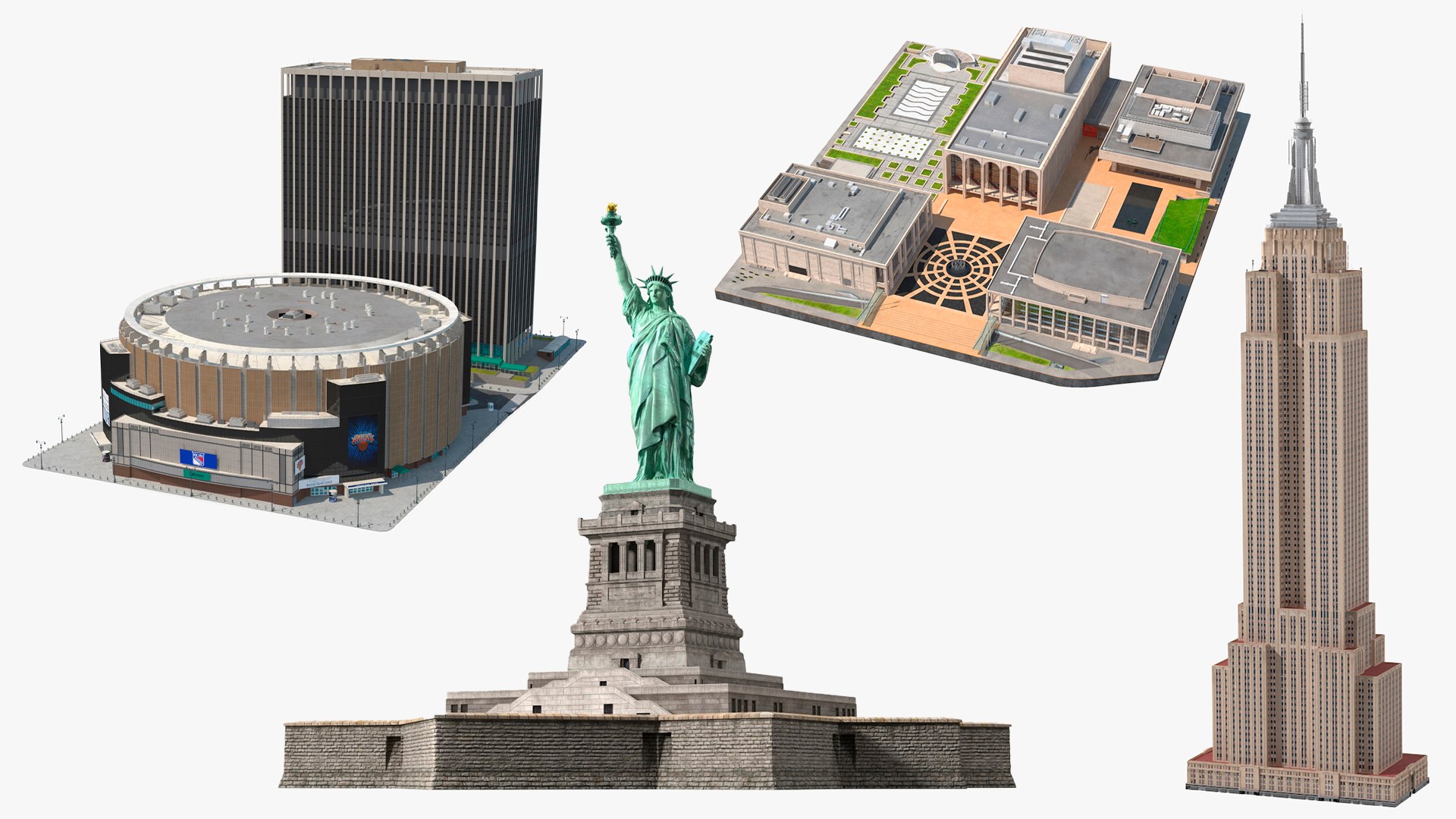3D New York City Landmarks Collection - TurboSquid 2388854