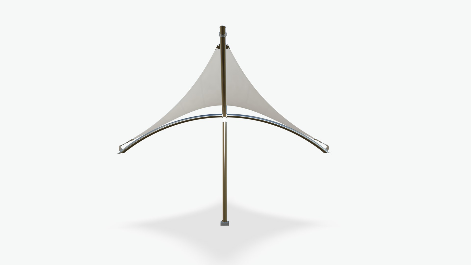 Tensile Shade Structures 3D Model - TurboSquid 1802007