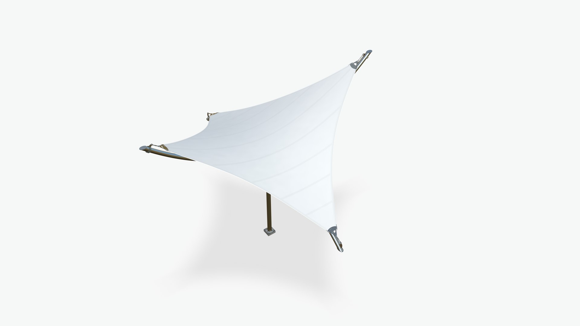 Tensile Shade Structures 3D Model - TurboSquid 1802007