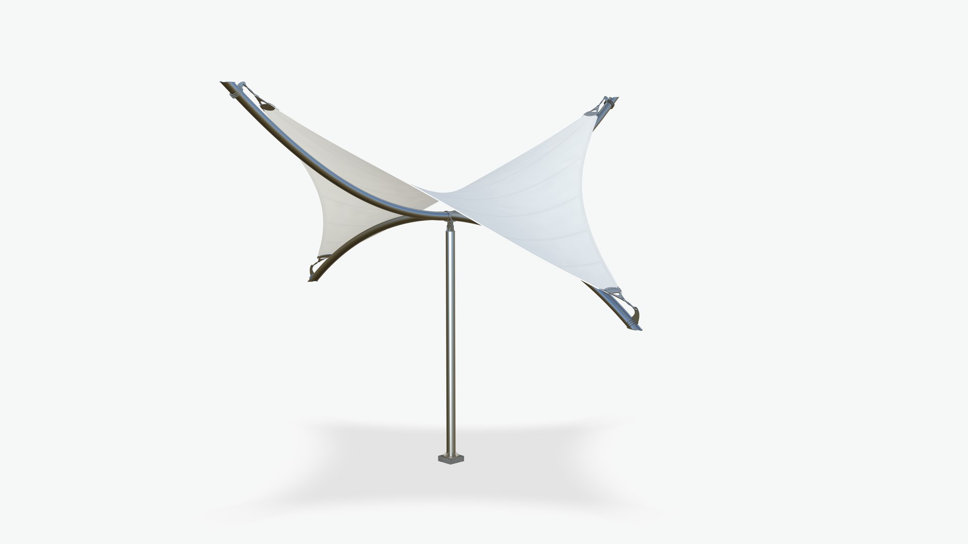 Tensile Shade Structures 3D model - TurboSquid 1802007