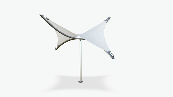 Tensile Shade Structures 3D model - TurboSquid 1802007