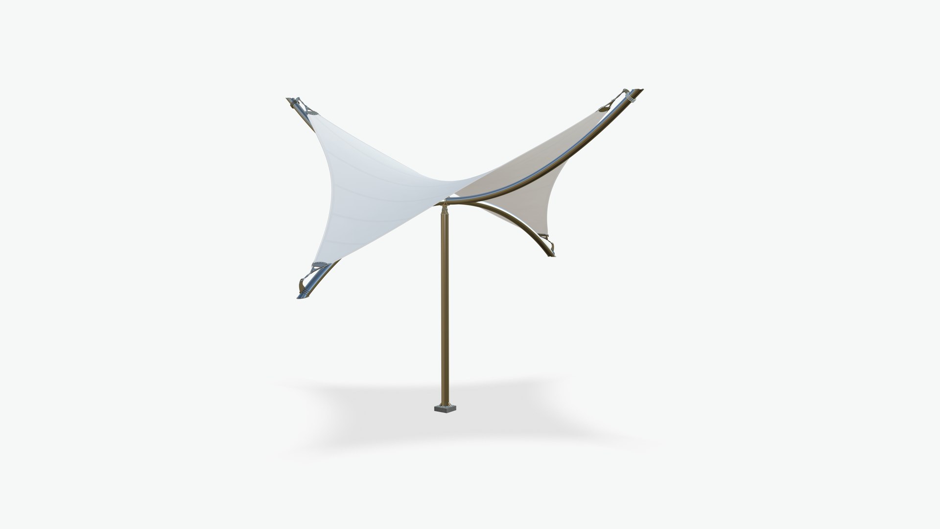 Tensile Shade Structures 3D Model - TurboSquid 1802007