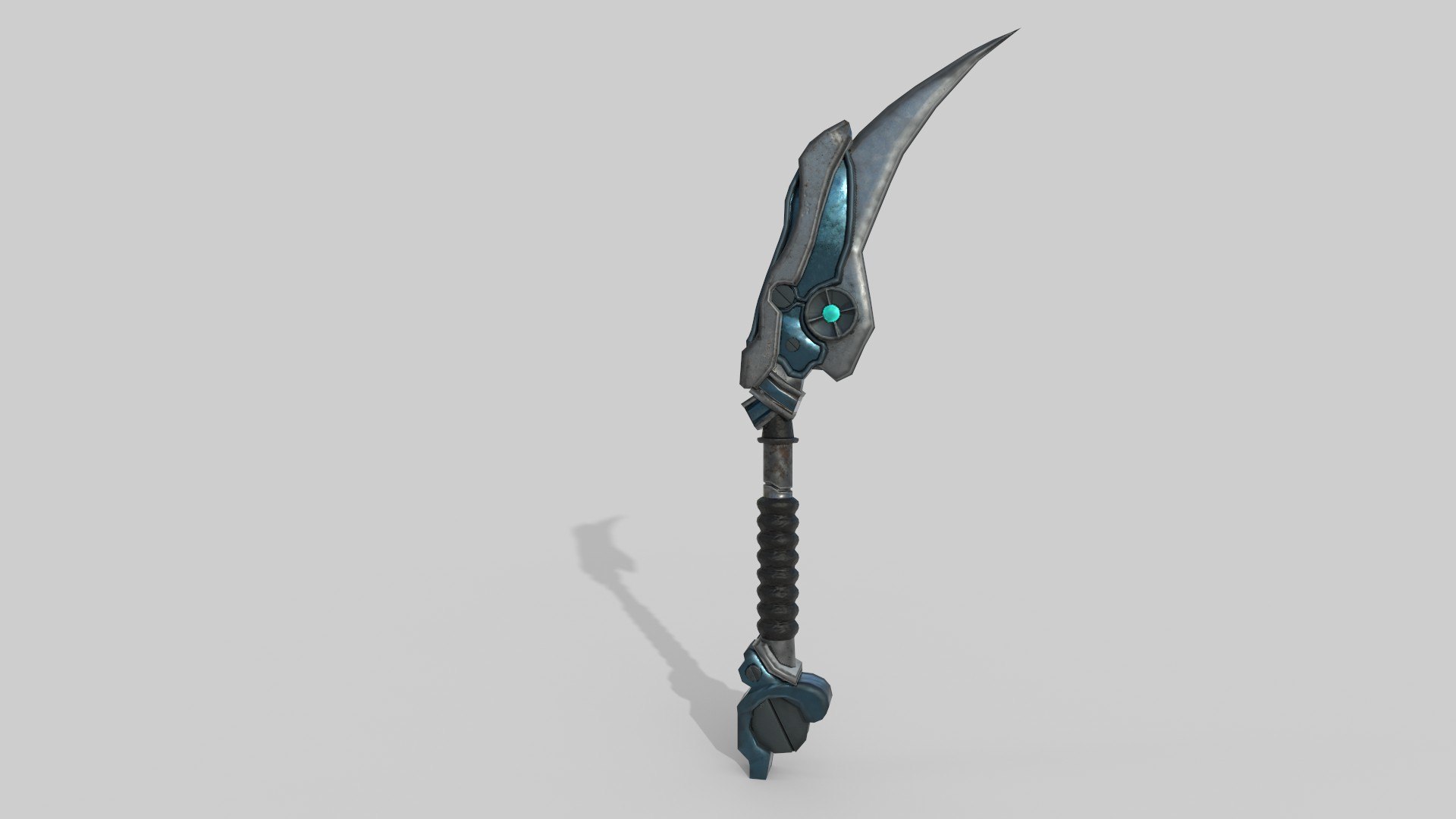 3D sci fi Battle Axe - TurboSquid 1838119