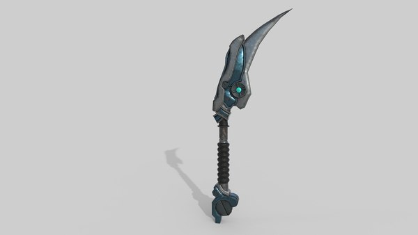 3D sci fi Battle Axe - TurboSquid 1838119
