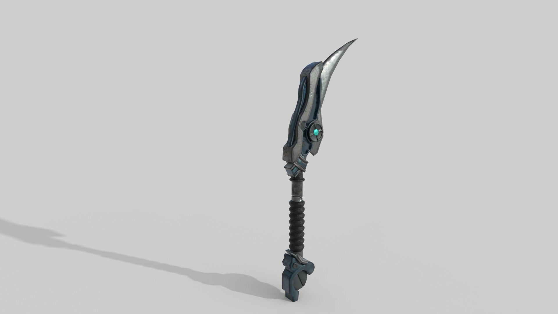 3D sci fi Battle Axe - TurboSquid 1838119