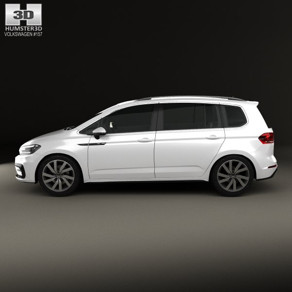 modelo 3d Volkswagen Touran R-Line 2015 - TurboSquid 1234501