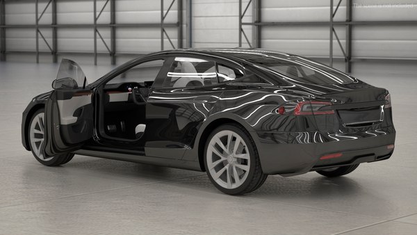 3D Electric Liftback Sedan Rigged - TurboSquid 1723925