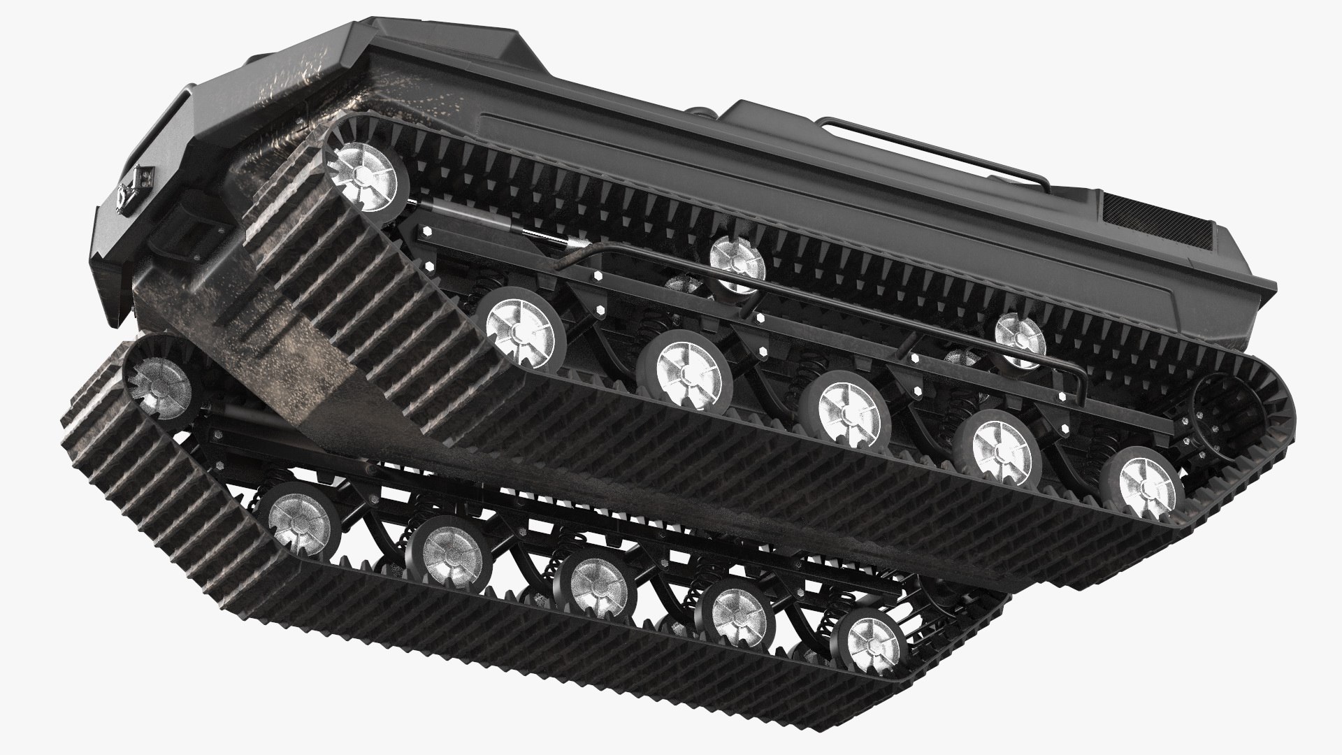 Dirty Amphibious ATV No Roof Black 3D - TurboSquid 2002508