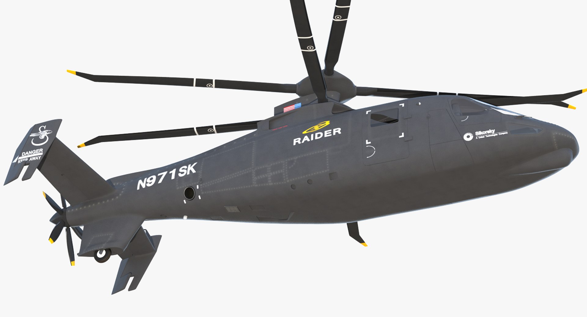 Sikorsky s97 raider 3D model - TurboSquid 1407066