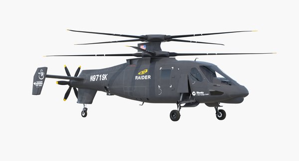 Sikorsky s97 raider 3D model - TurboSquid 1407066