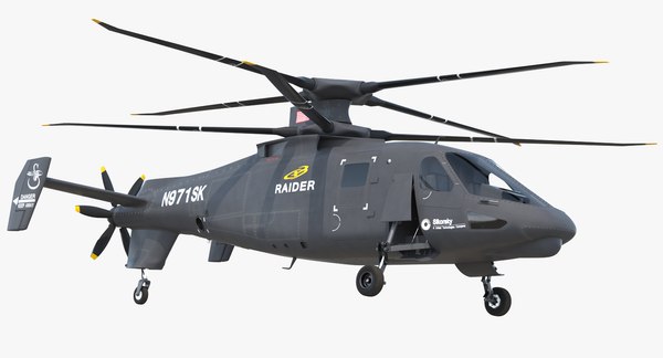 Sikorsky s97 raider 3D model - TurboSquid 1407066