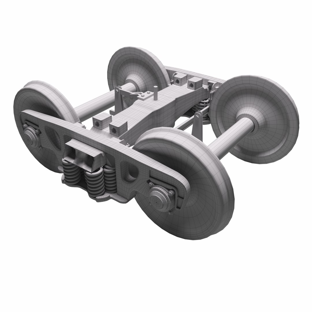 3D Bogie 18-100 Russians - TurboSquid 1229535