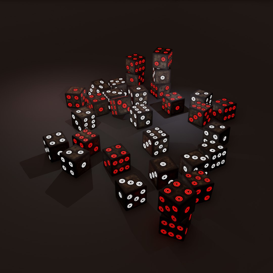 Colors Dice Model - TurboSquid 1406890