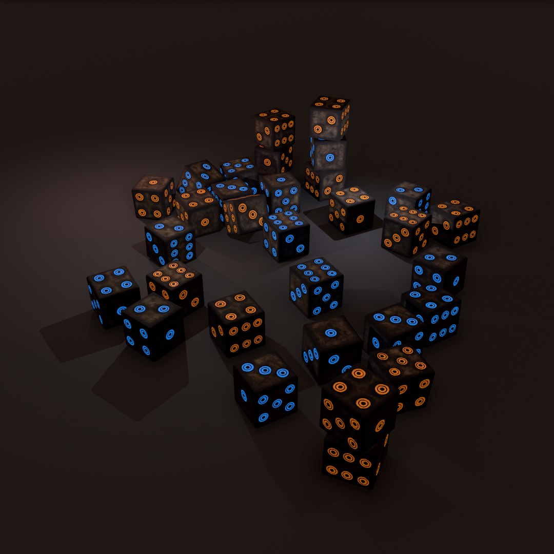 Colors Dice Model - TurboSquid 1406890