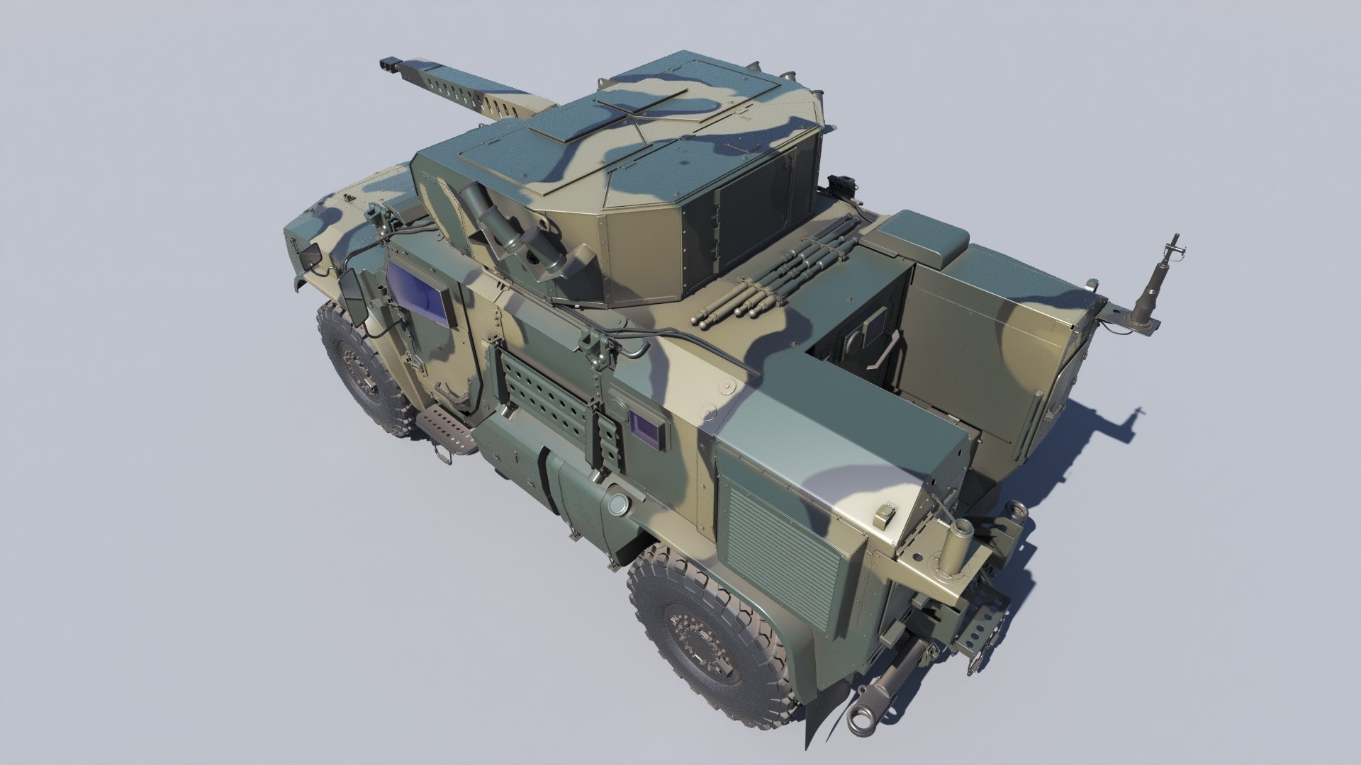 3D Russian K-4386 Typhoon-VDV MRAP Model - TurboSquid 2336046
