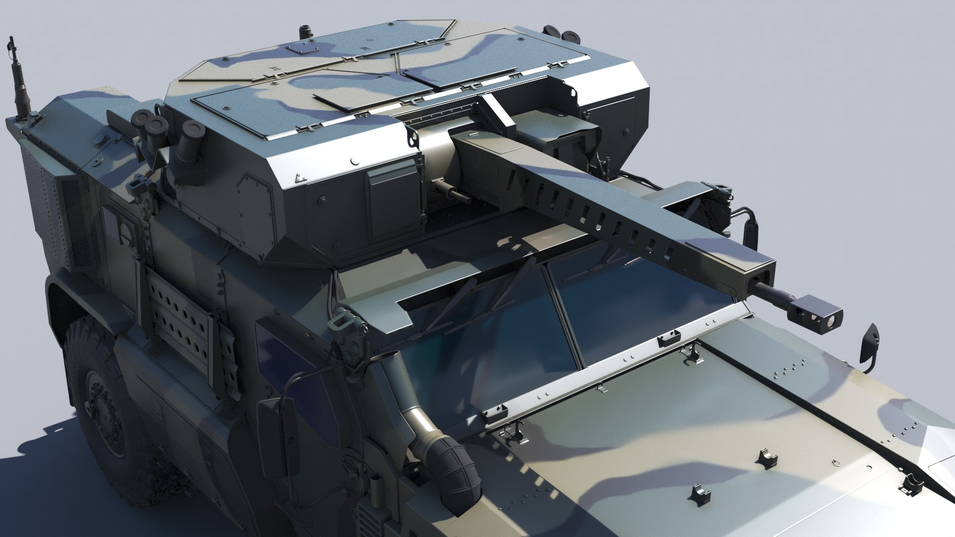 3D Russian K-4386 Typhoon-VDV MRAP Model - TurboSquid 2336046