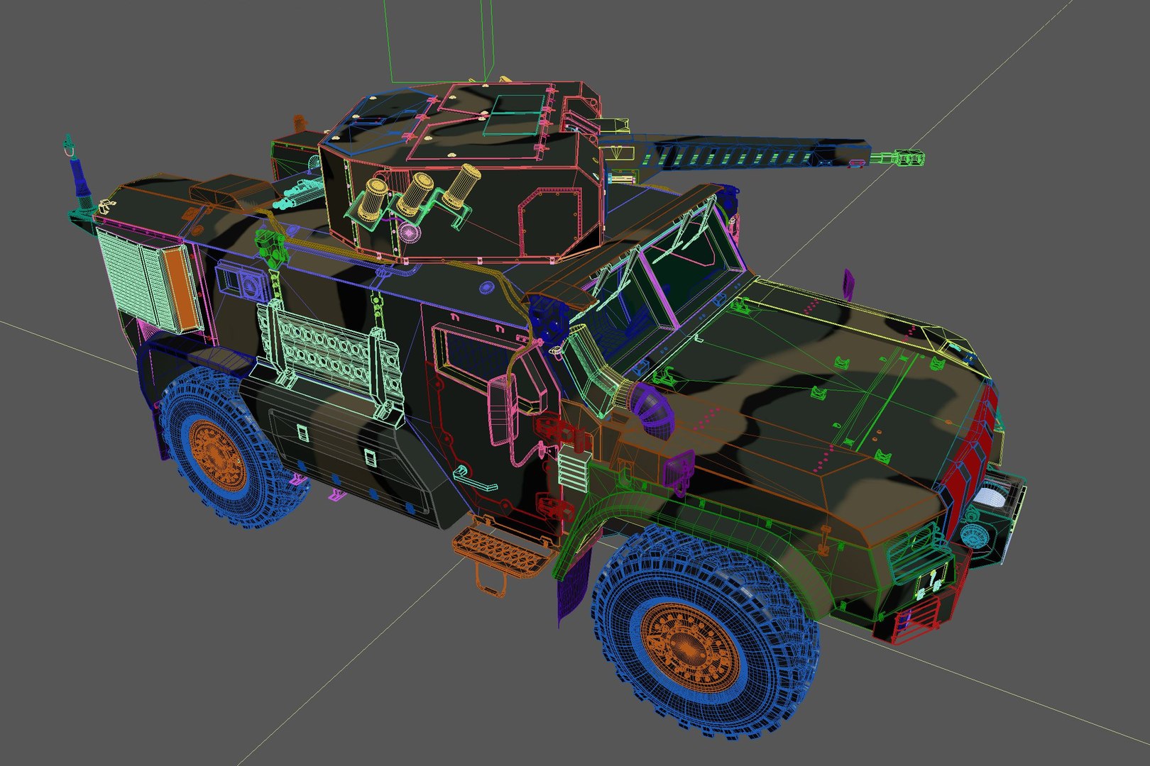 3D Russian K-4386 Typhoon-VDV MRAP Model - TurboSquid 2336046