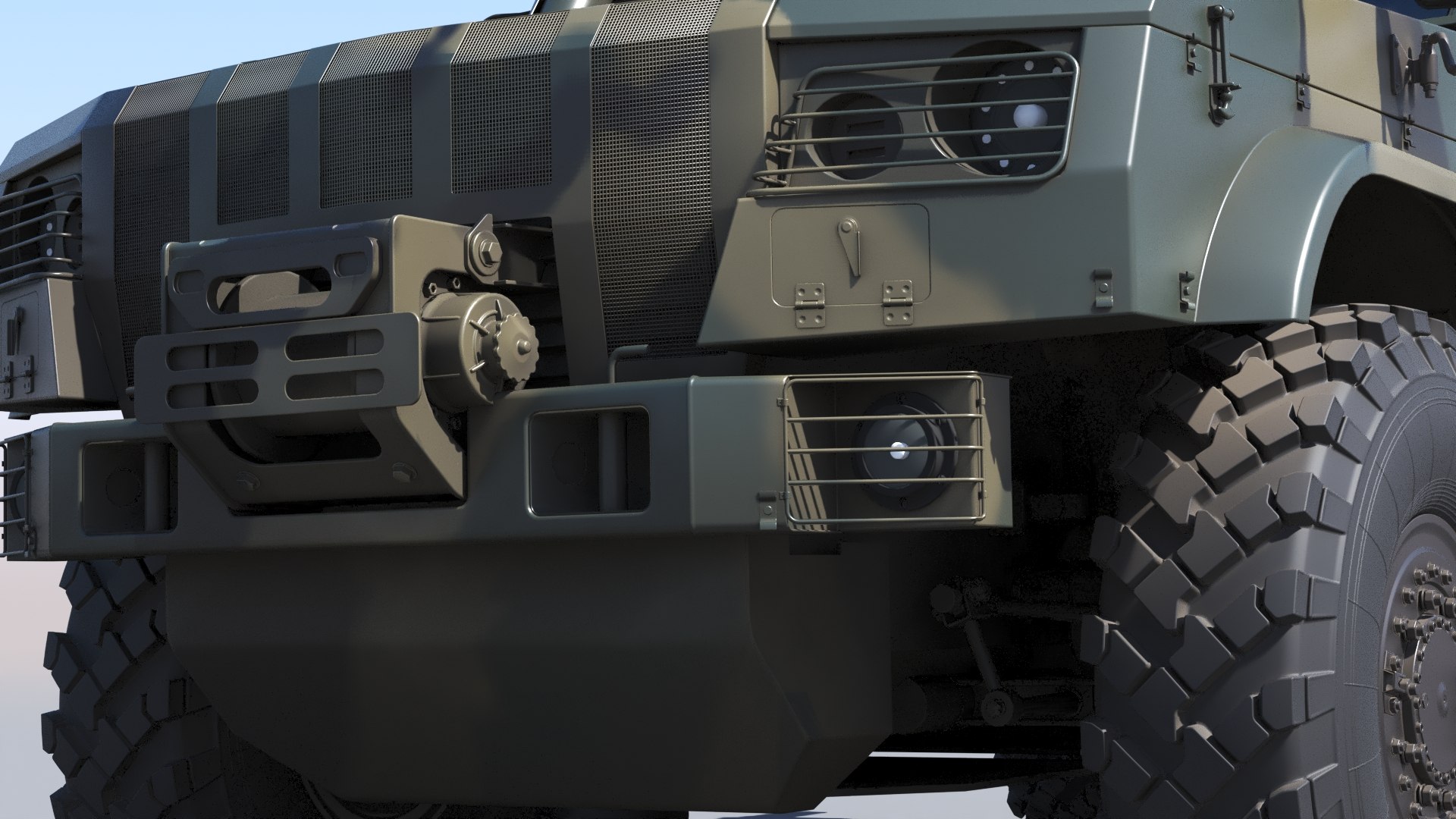 3D Russian K-4386 Typhoon-VDV MRAP Model - TurboSquid 2336046