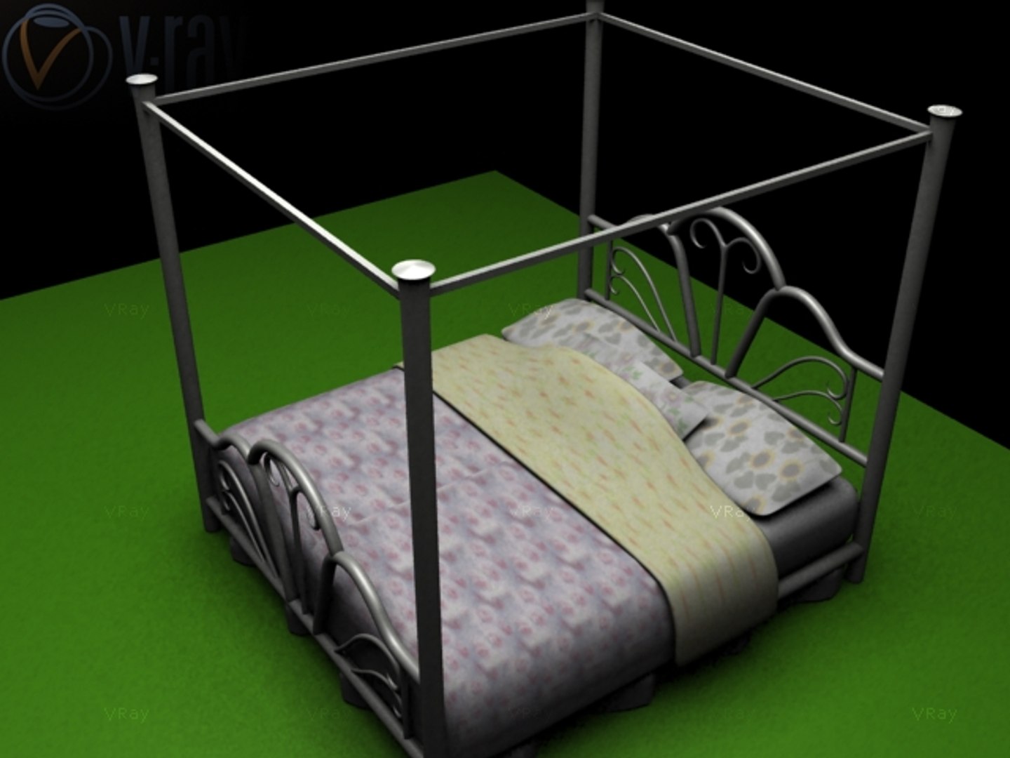 Canopy Bed 3d 3ds