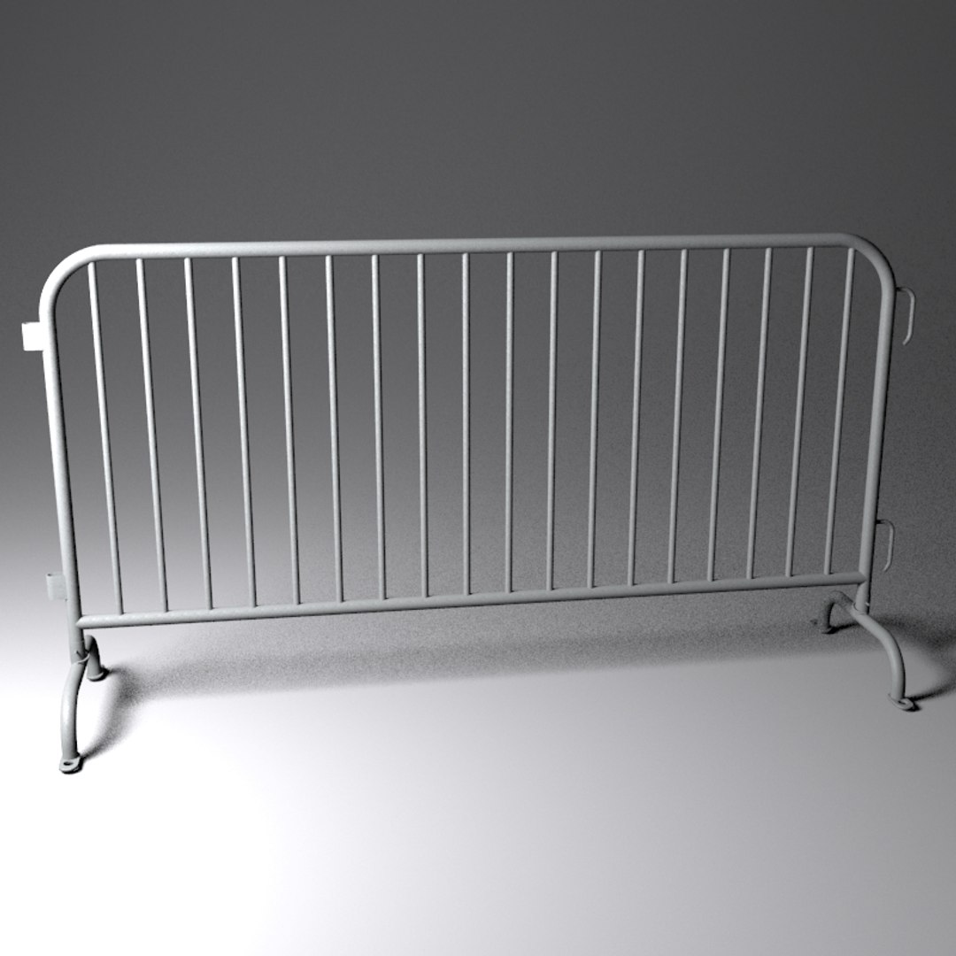 3d Crowd Controll Barrier Model