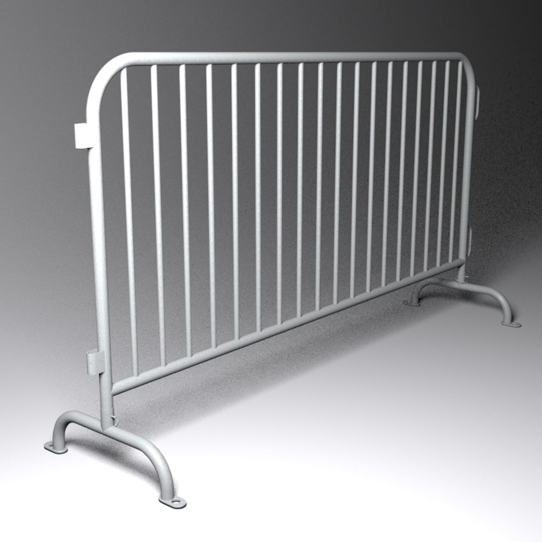 3d Crowd Controll Barrier Model