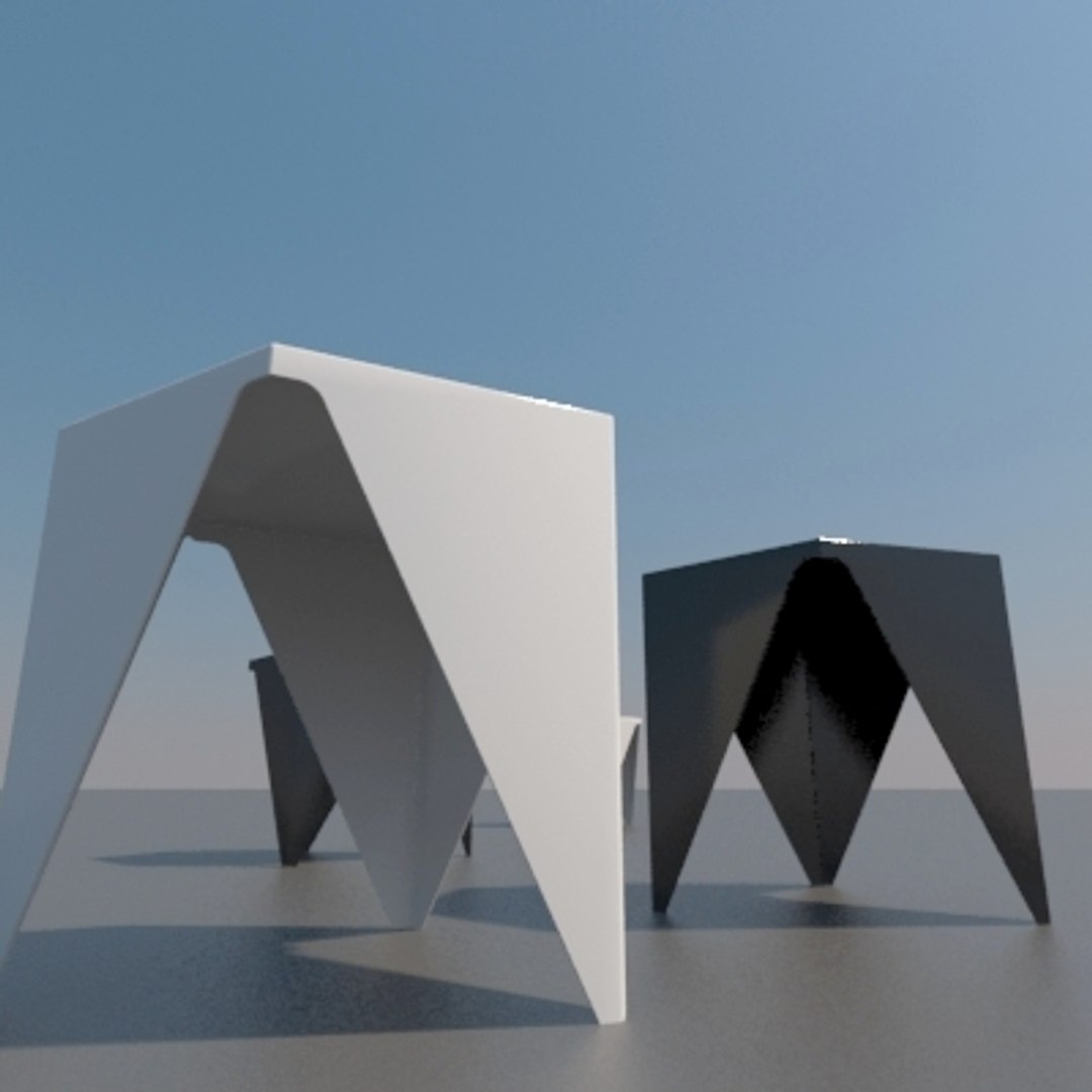 Prismatic Table 3d Model
