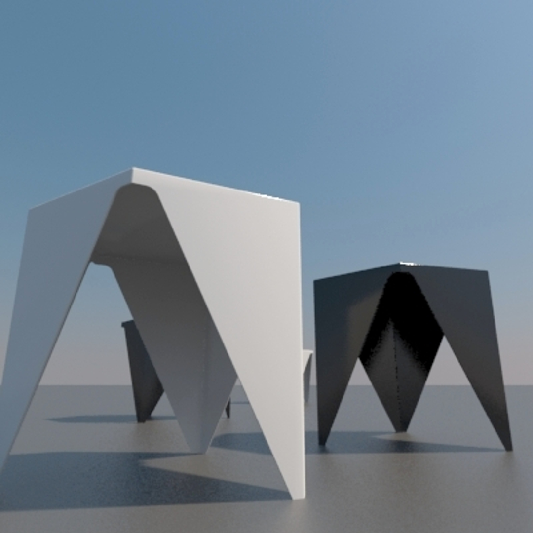 prismatic table 3d model