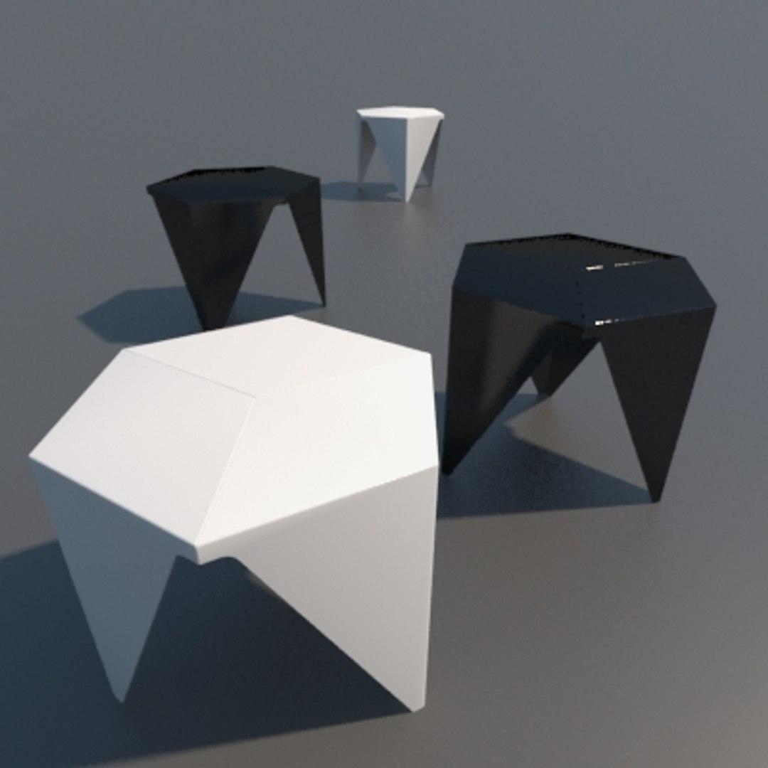 Prismatic Table 3d Model