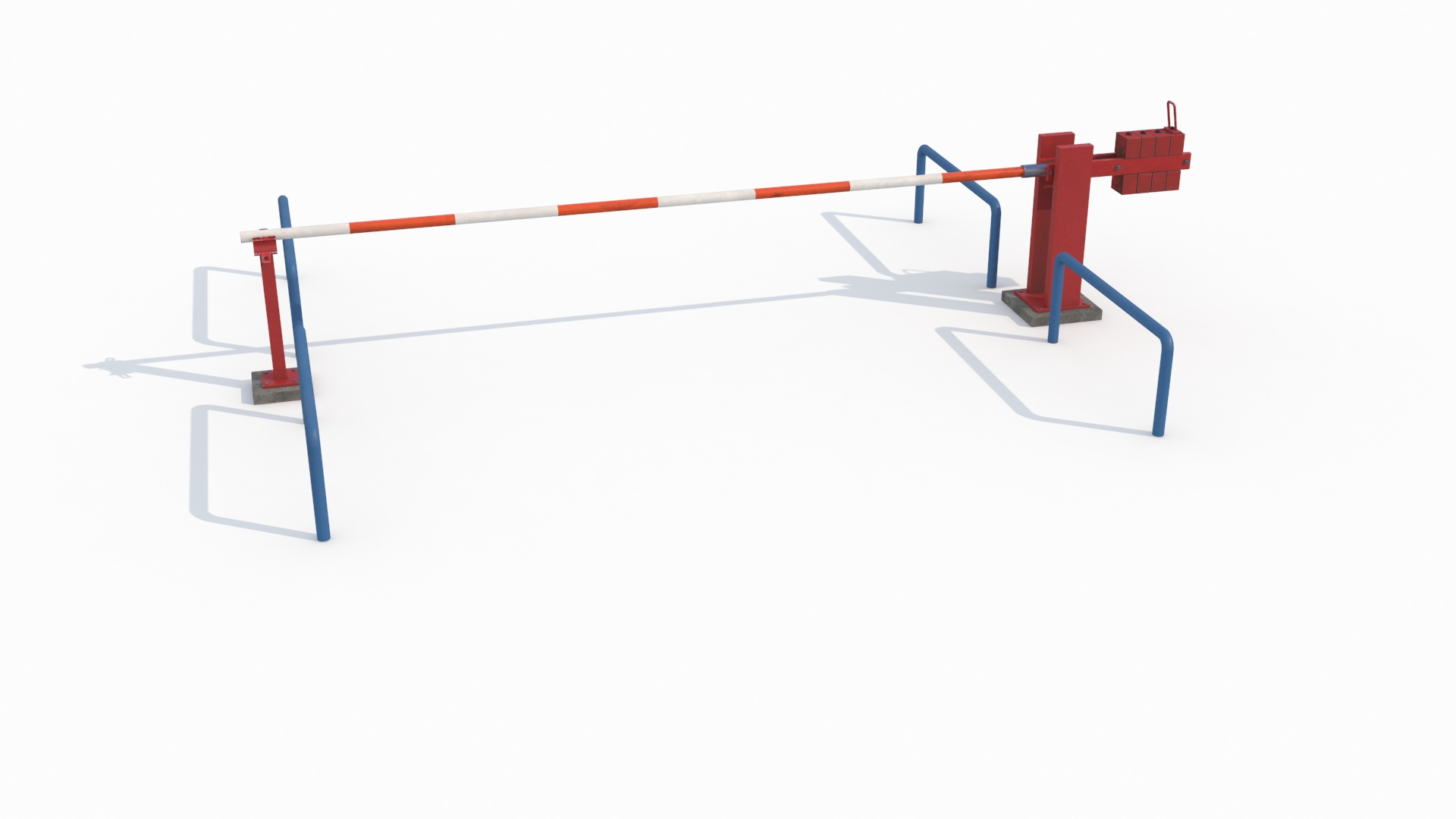 3D Manual Rising Arm Barrier - TurboSquid 2341824