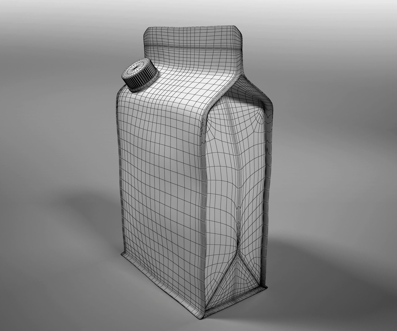 Milk Box 3D Model - TurboSquid 1322432