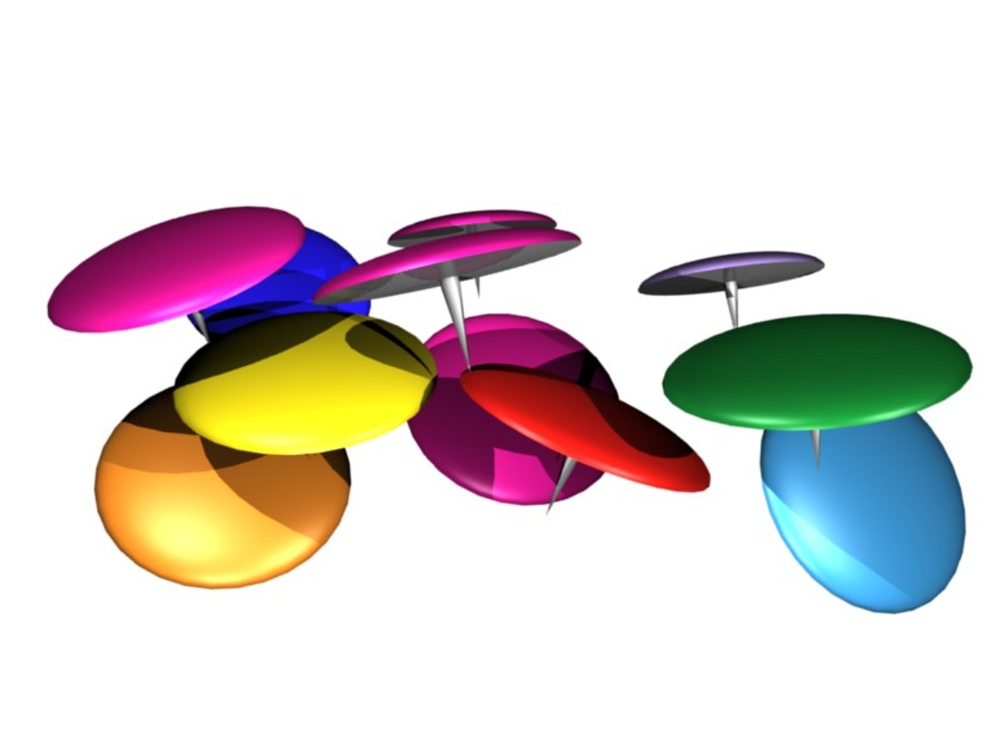 Thumb Tack 3d Model