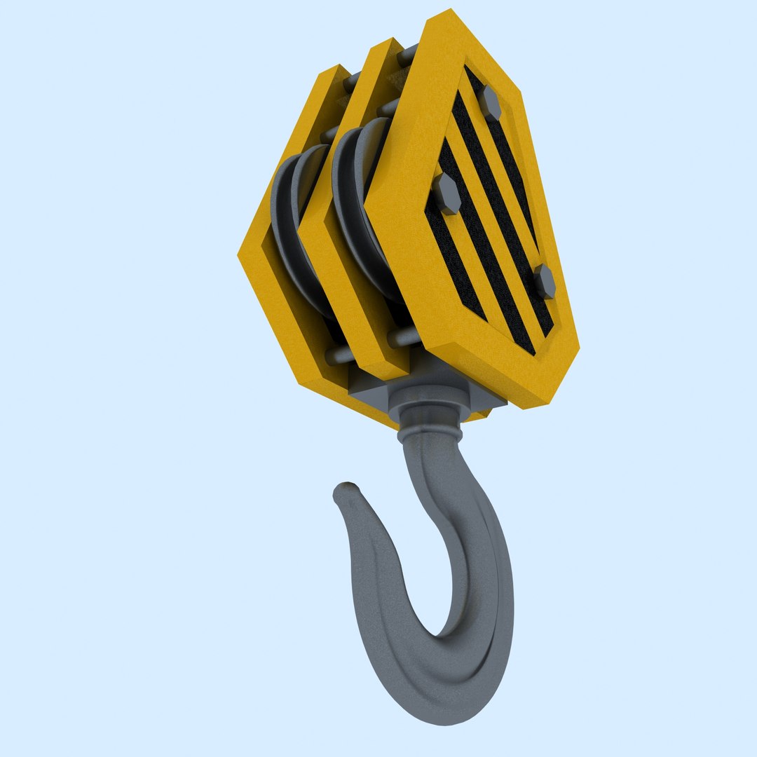 3d Model Crane Hook
