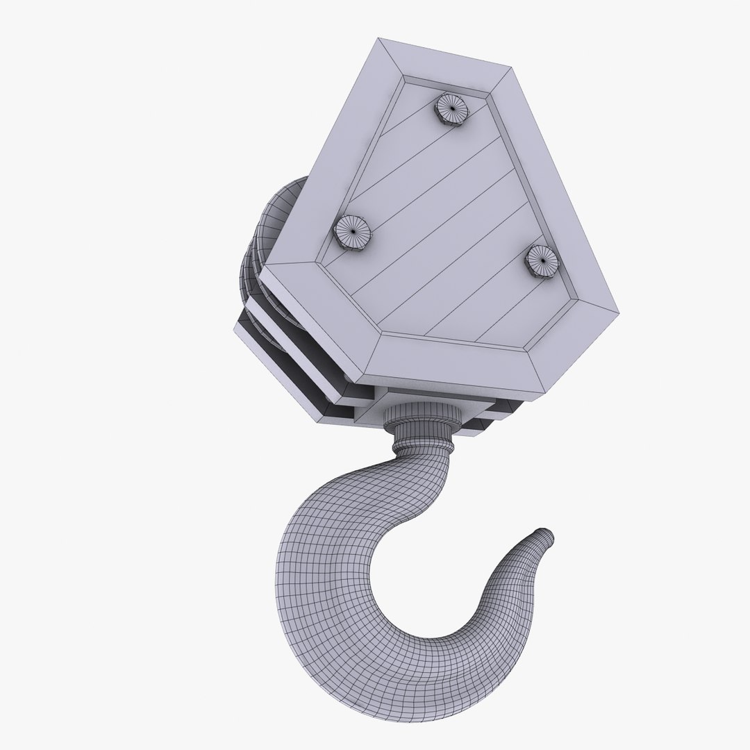3d Model Crane Hook