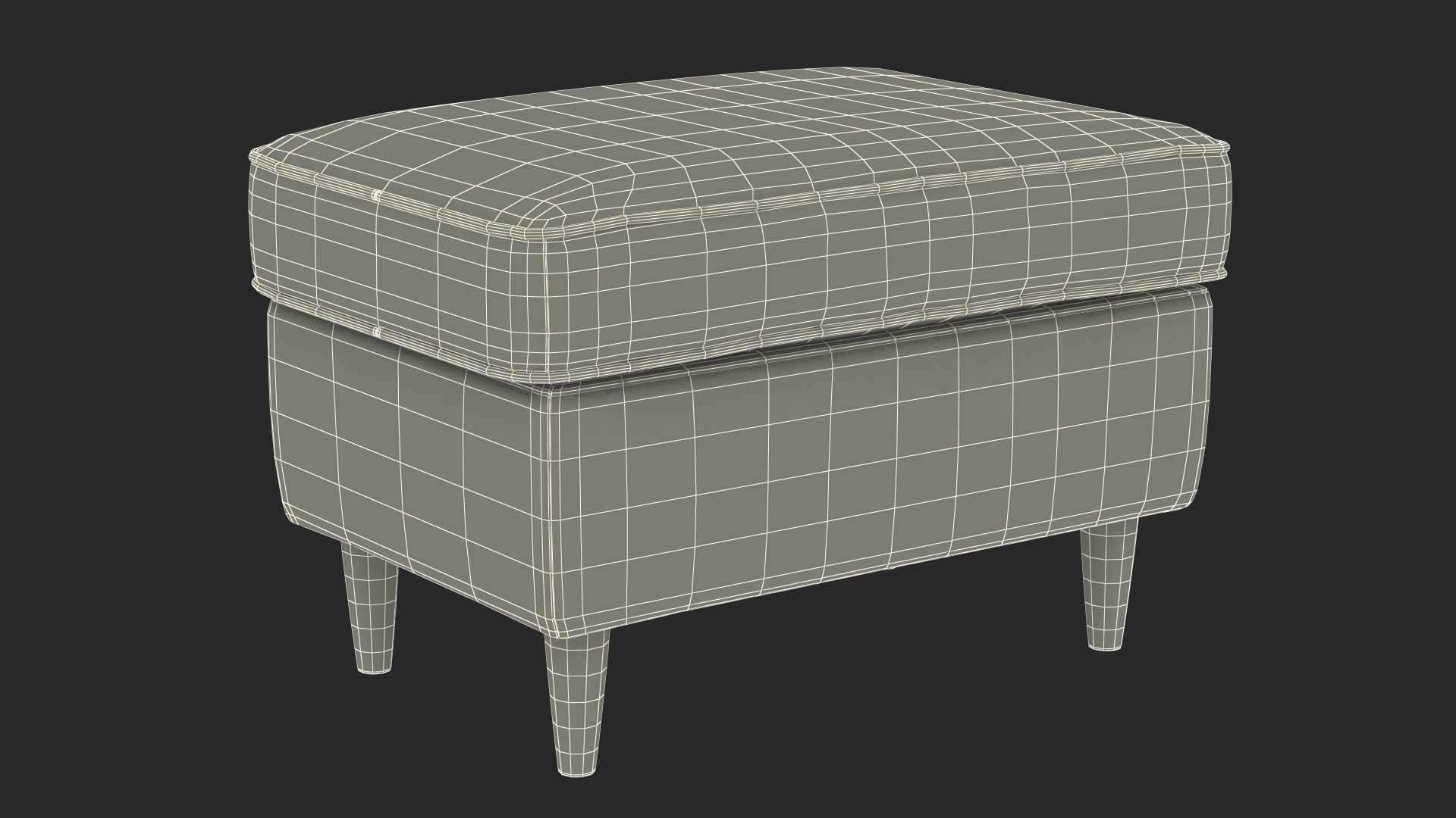 Leather Puff Model - TurboSquid 1581430