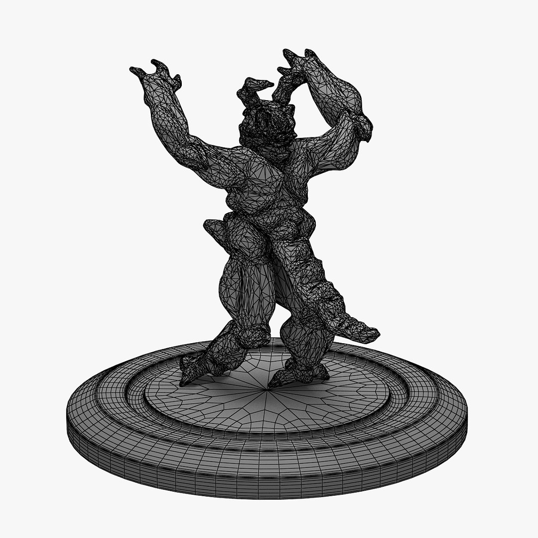 Monster 02 print 3D model - TurboSquid 1303635