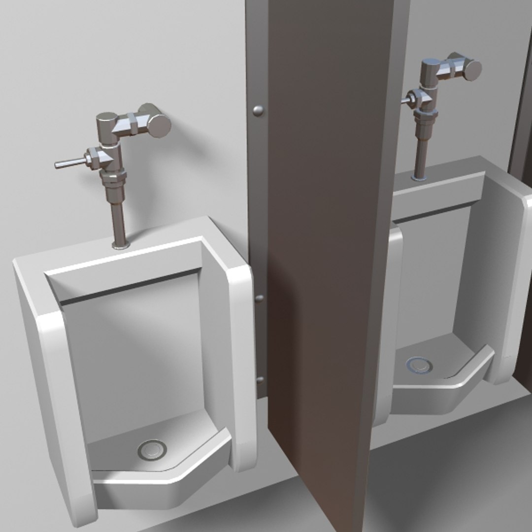 3d Urinals Model
