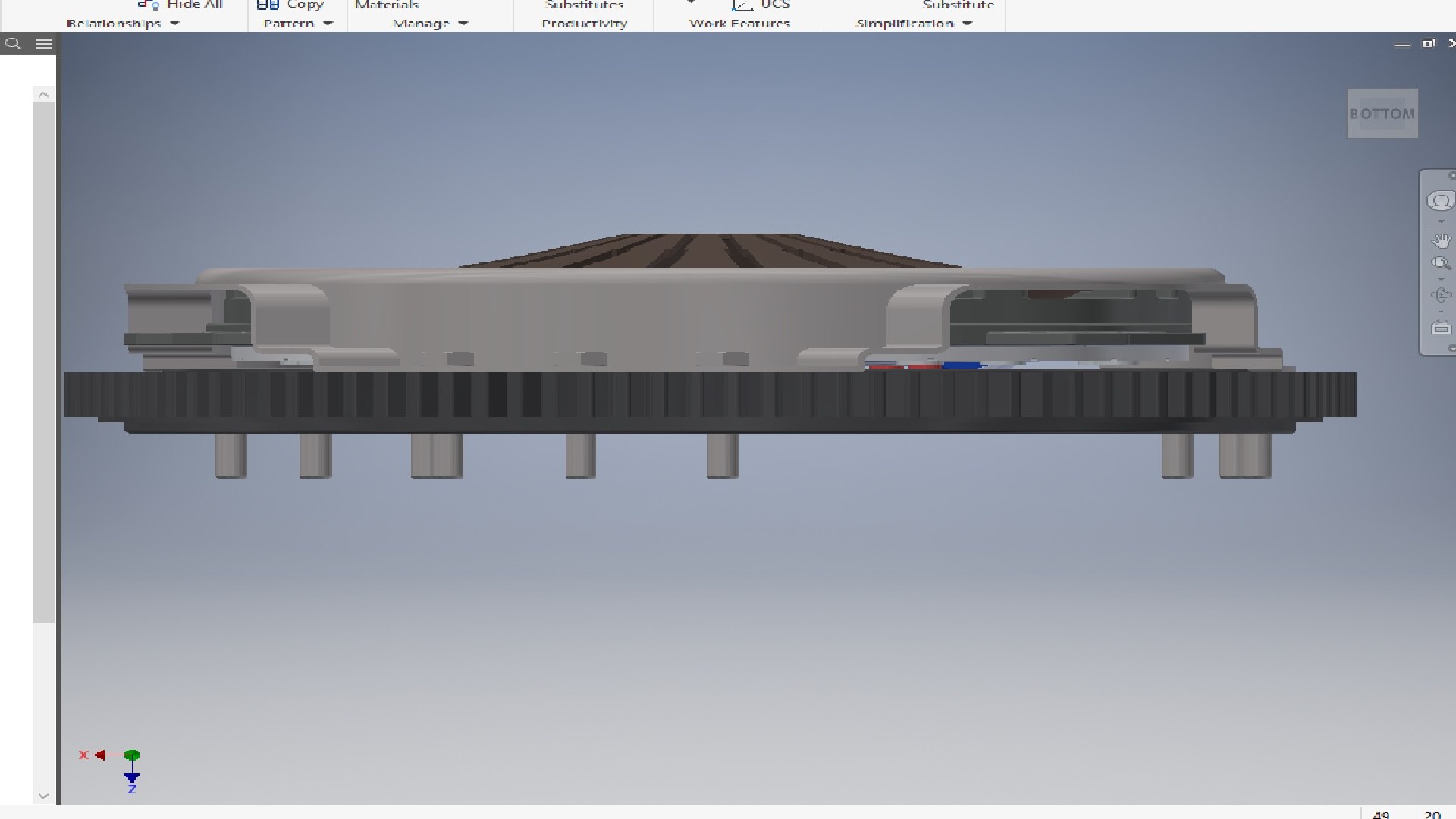 3D Model Engine Flywheel And Manual Clutch Assembly - TurboSquid 1806666