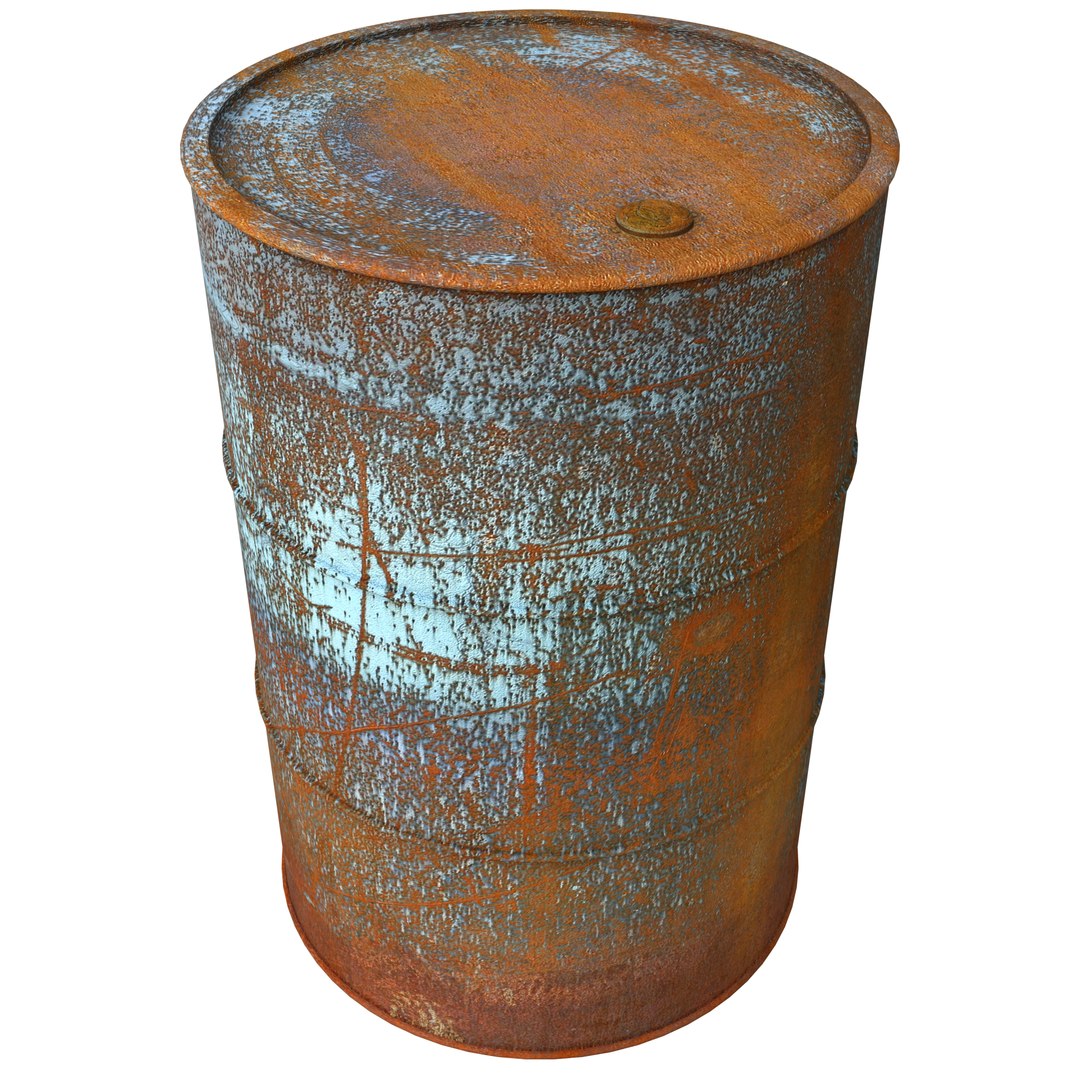 Old Rusty Barrel 3d Max