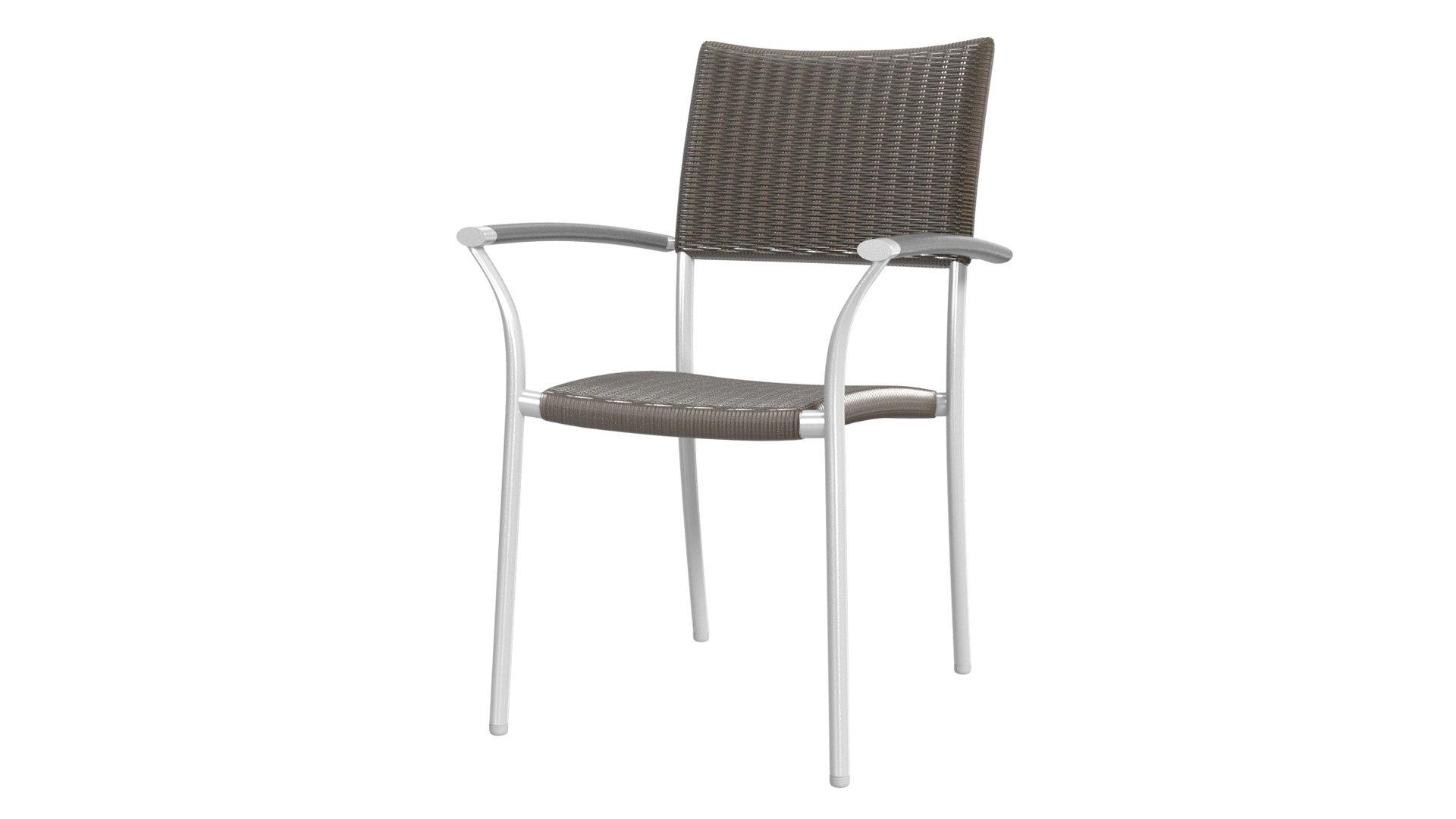 3D Ratana NEW ROMA STACKING ARM CHAIR ALUMINIUM ARMREST - TurboSquid ...