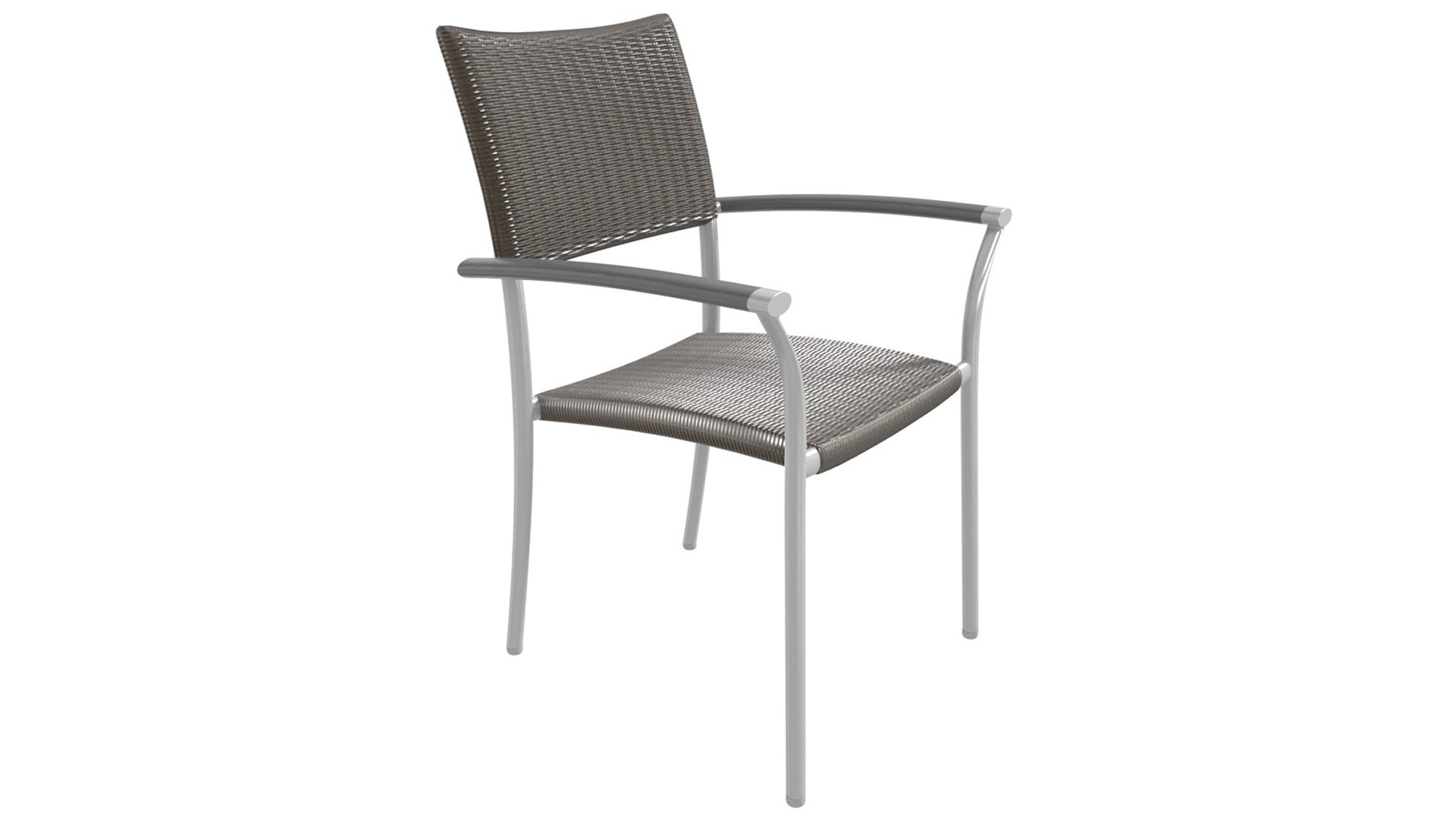 3D Ratana NEW ROMA STACKING ARM CHAIR ALUMINIUM ARMREST - TurboSquid ...