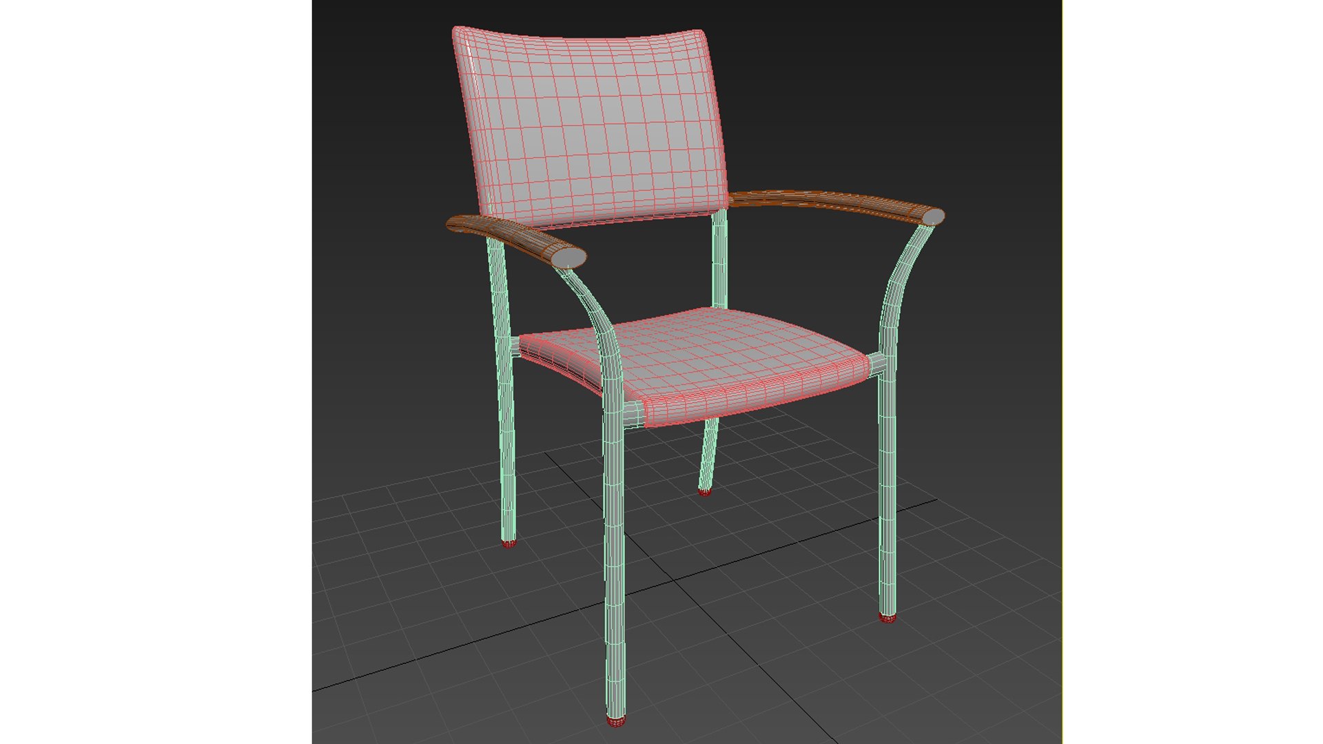 3D Ratana NEW ROMA STACKING ARM CHAIR ALUMINIUM ARMREST - TurboSquid ...