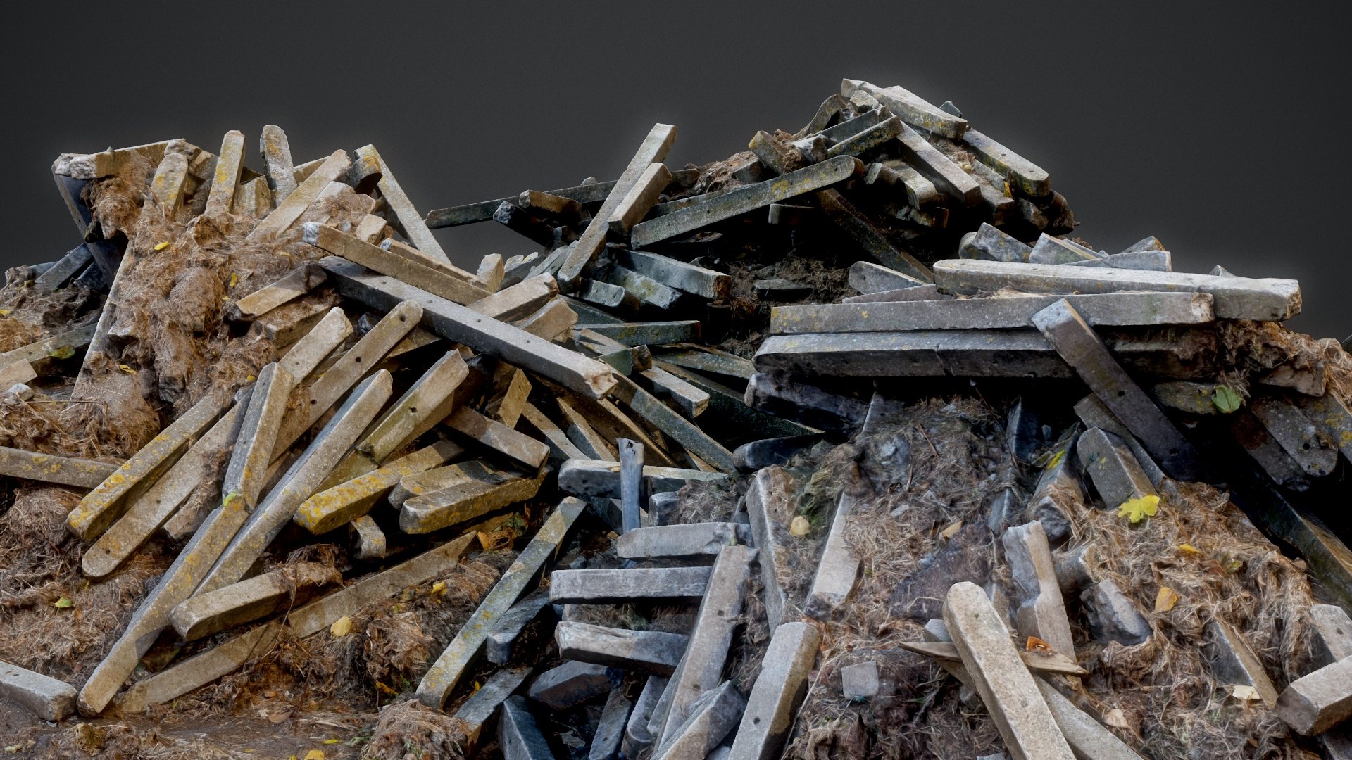 3D Rubble Scene Model - TurboSquid 1451592