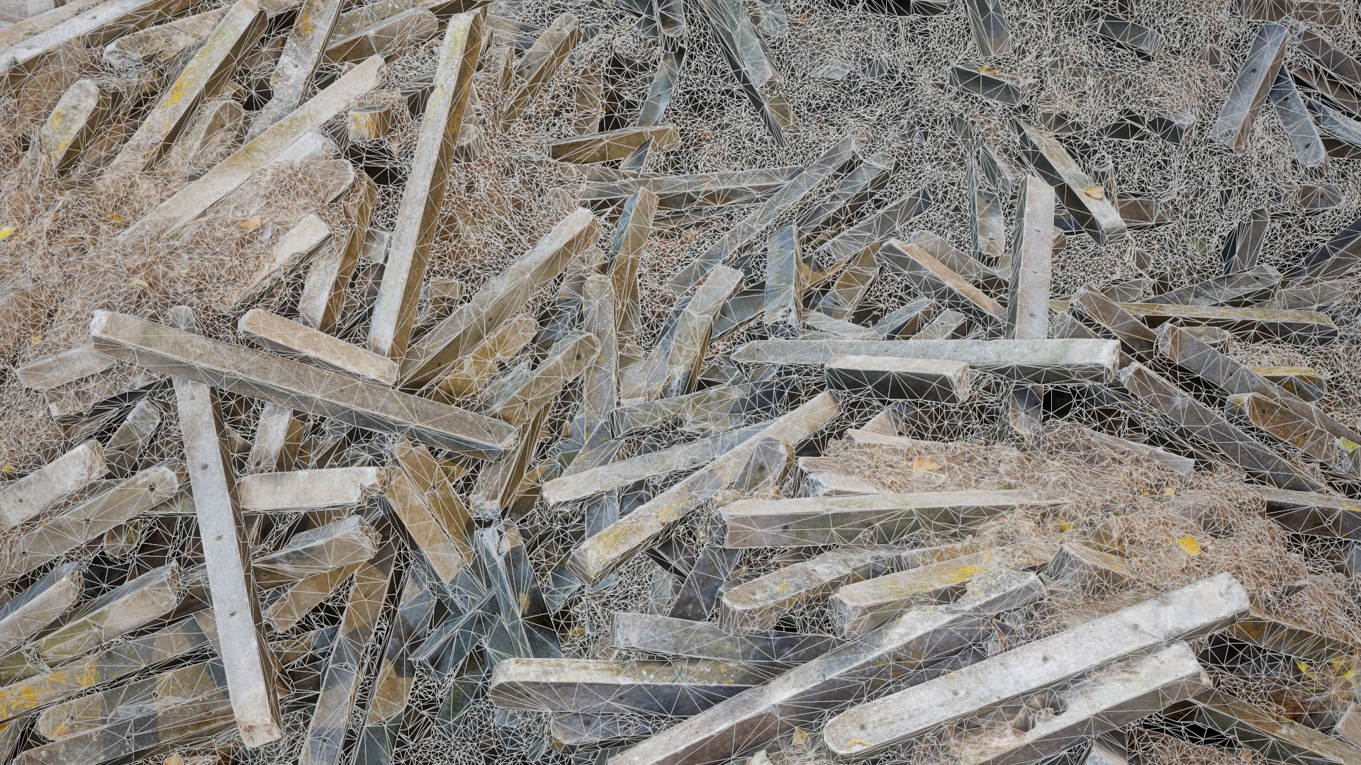 3D Rubble Scene Model - TurboSquid 1451592