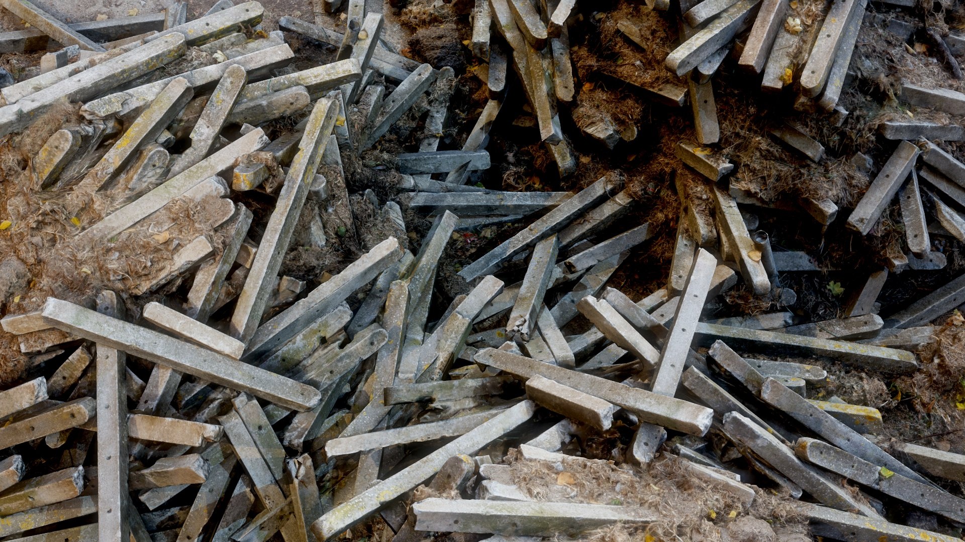 3D Rubble Scene Model - TurboSquid 1451592