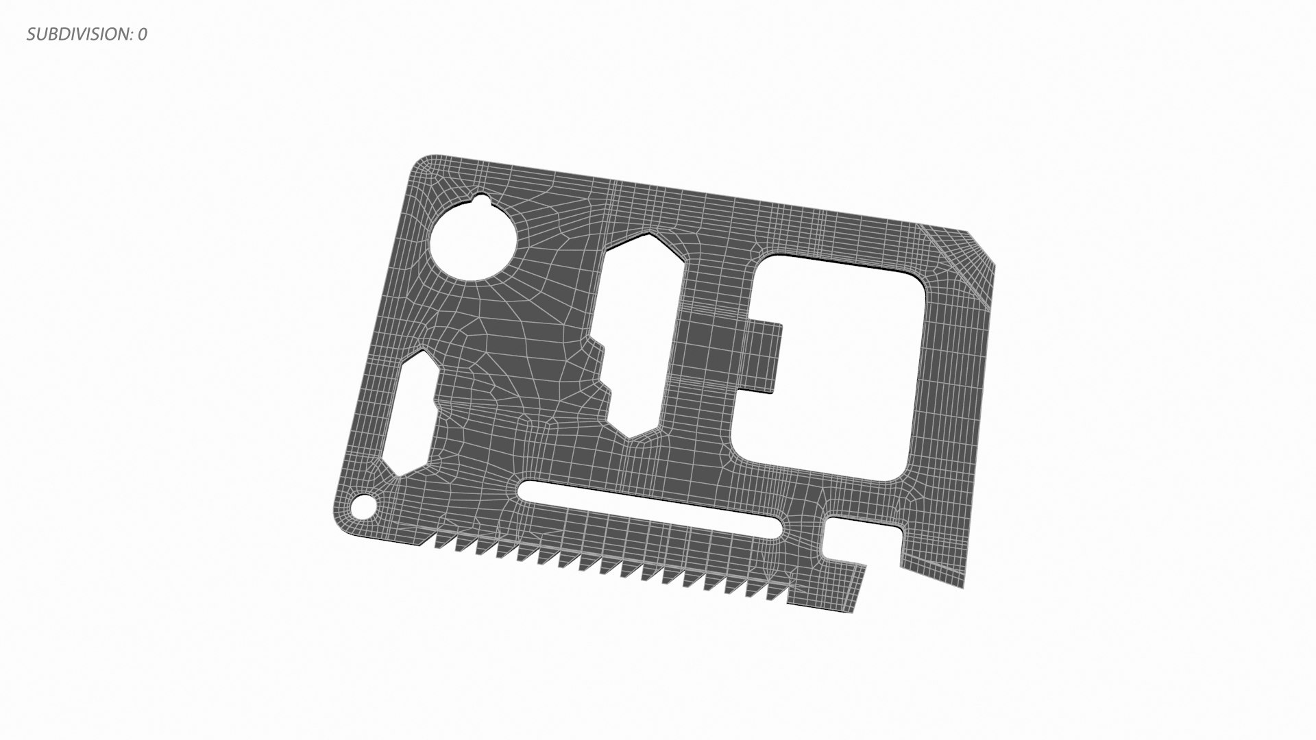 Multi-function Tool Card 3D Model - TurboSquid 2246767
