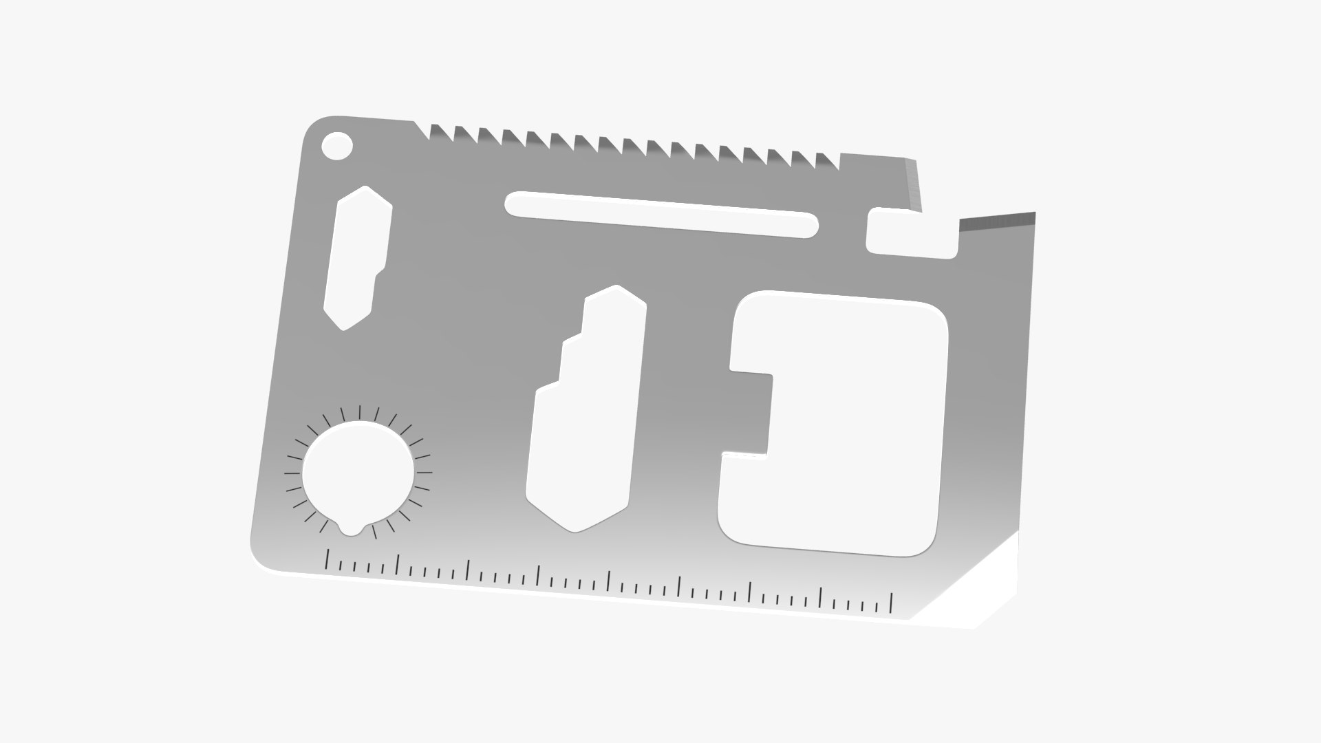 Multi-function Tool Card 3D Model - TurboSquid 2246767