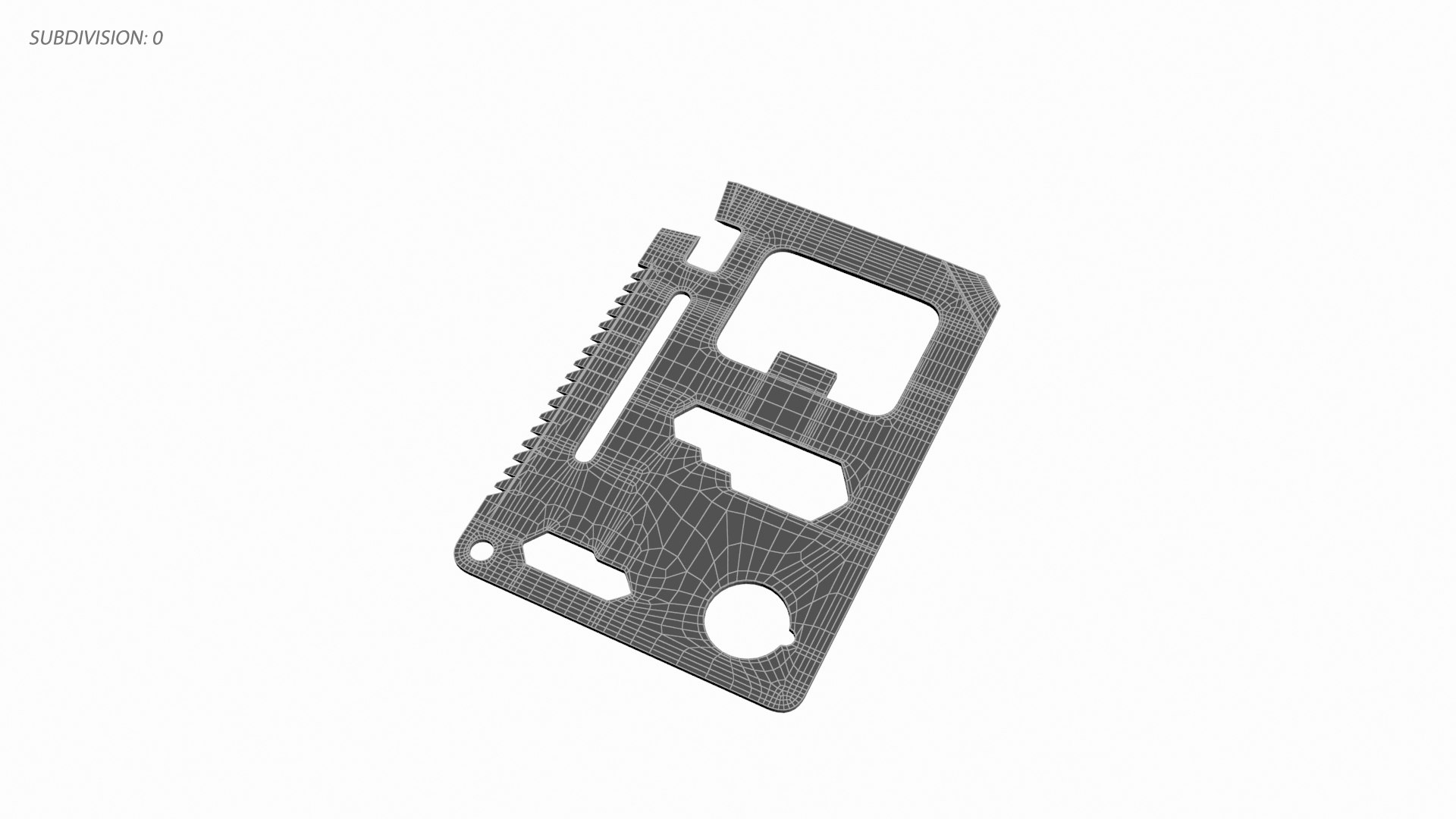 Multi-function Tool Card 3D Model - TurboSquid 2246767