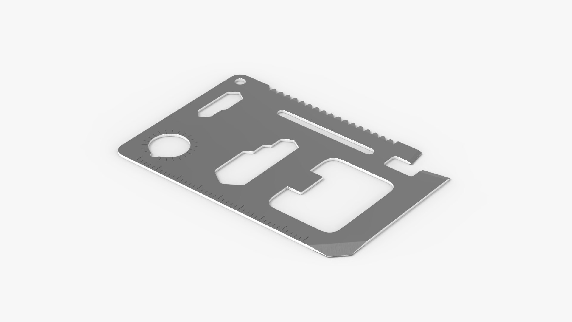 Multi-function Tool Card 3D Model - TurboSquid 2246767